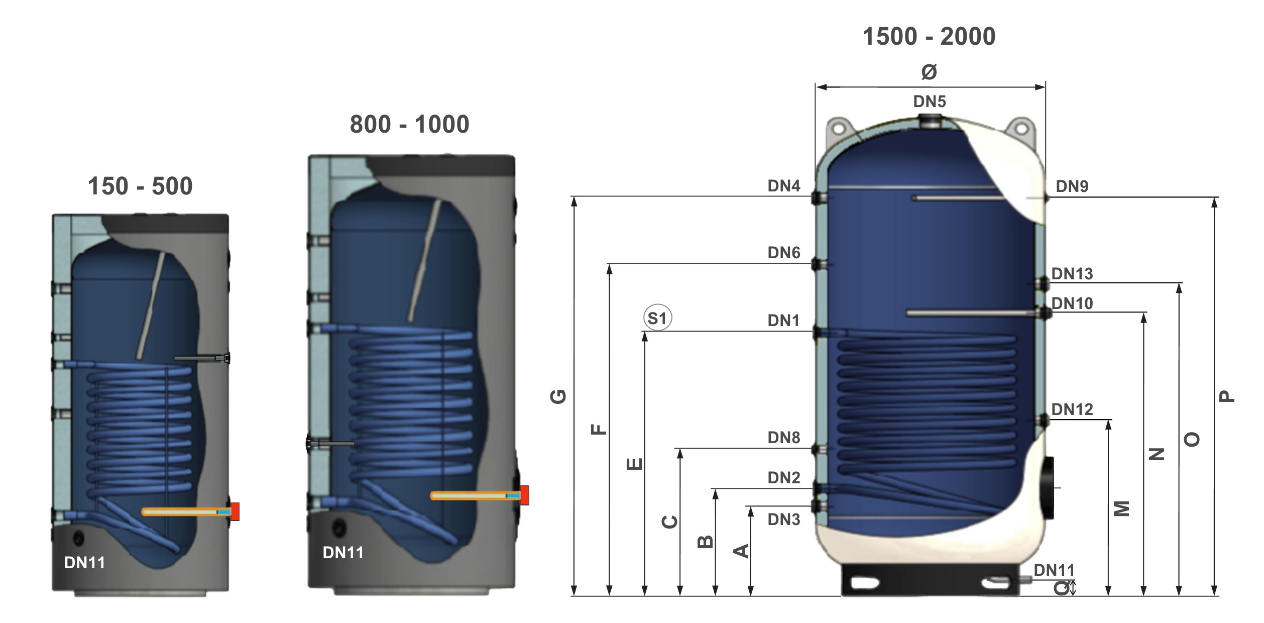 Clima-XL - BSV Glasslined solar boiler